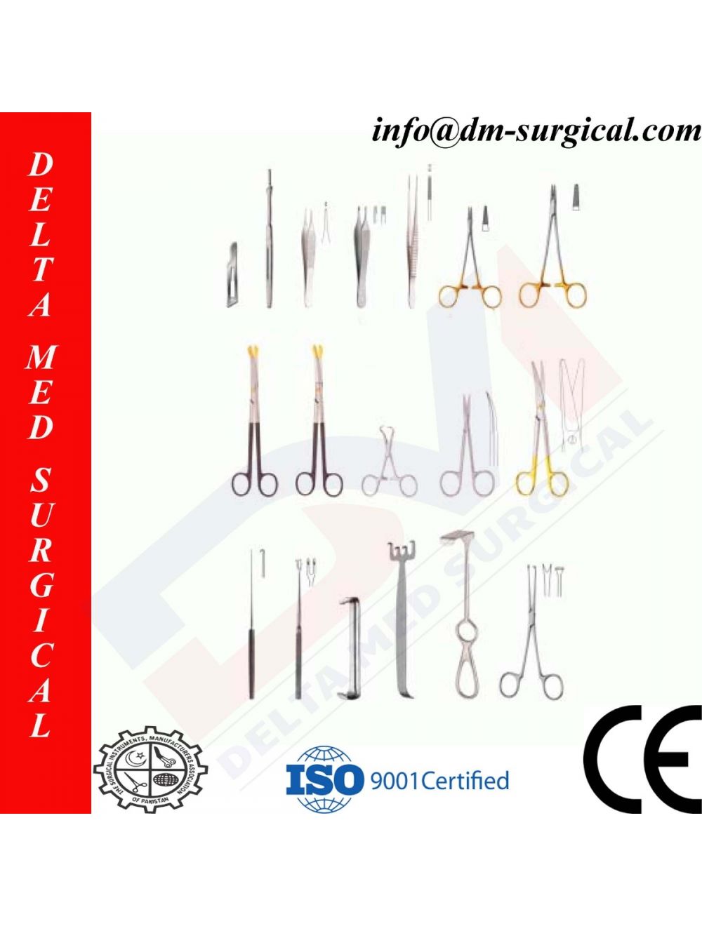 facelift surgical instruments - Delta Med Surgical