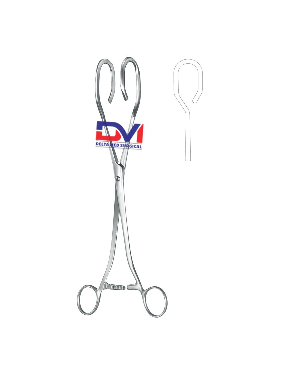 Dartigue Uterus Holding Forceps 27cm Screw Joint