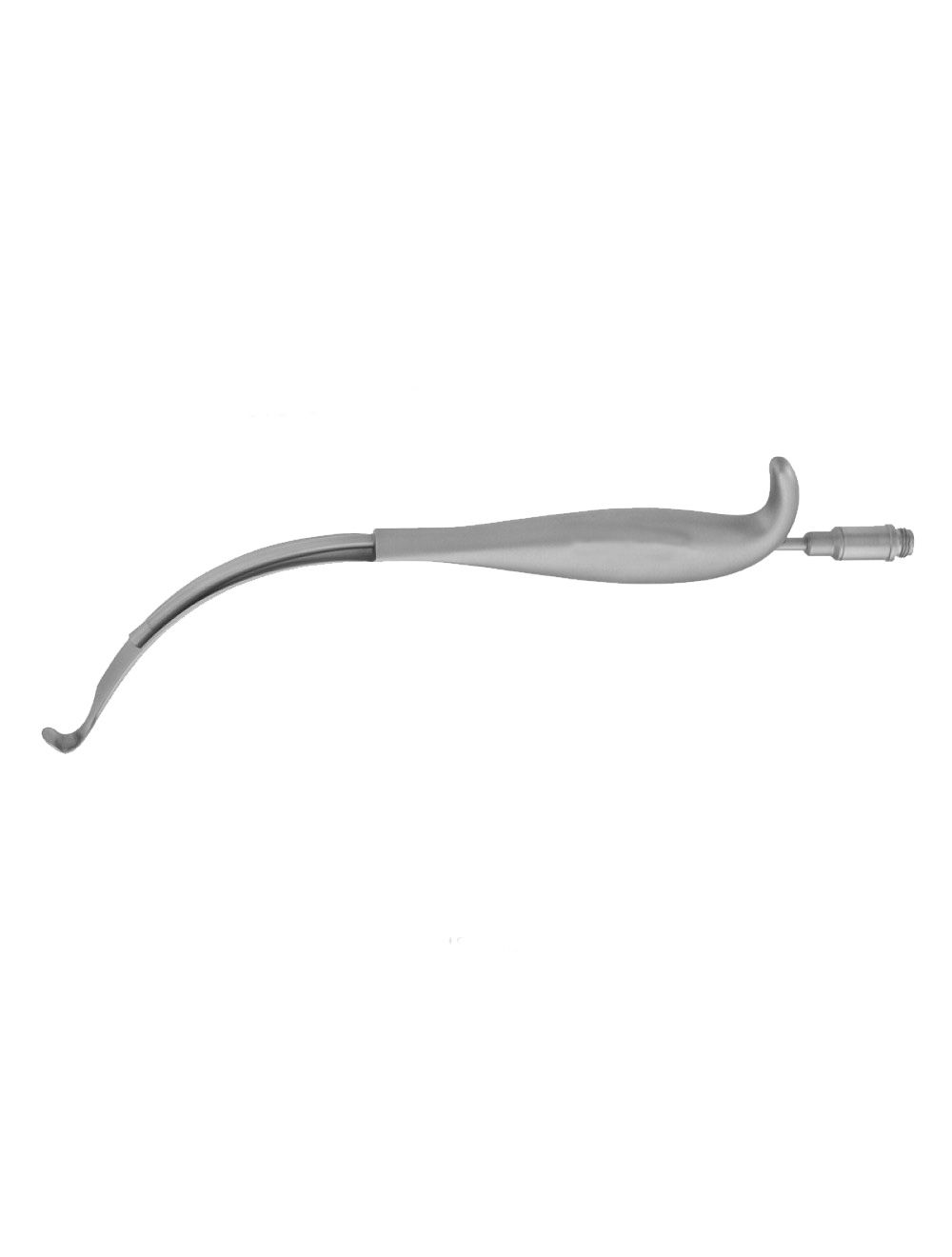 SIGMOID NOTCH Intra Oral Retractors With Fiber Optic Light Guide 22cm