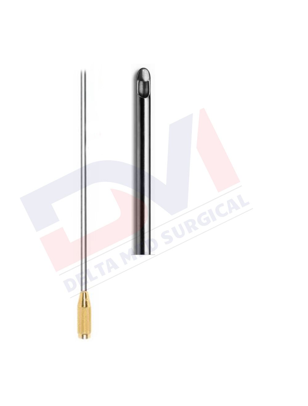 USA Spoon Tip Injector Cannula With Threaded Handle