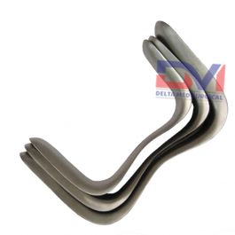 3 sets of sims Vaginal Speculum Double Bladed Surgical Instrument