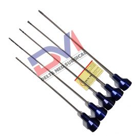 Toomey Liposuction Cannula Set For 60cc Monoject Syringe