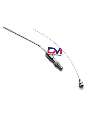 Frazier suction tube with stylet